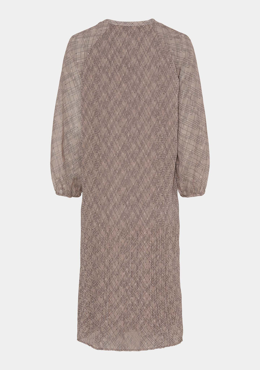 Delta Dress - Dark Sand w/Black – Isayshop.eu